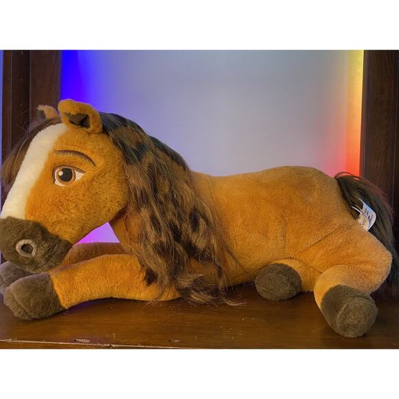 Spirit Riding Free | Toys | Dreamworks Spirit Stallion Plush Pony Brown ...